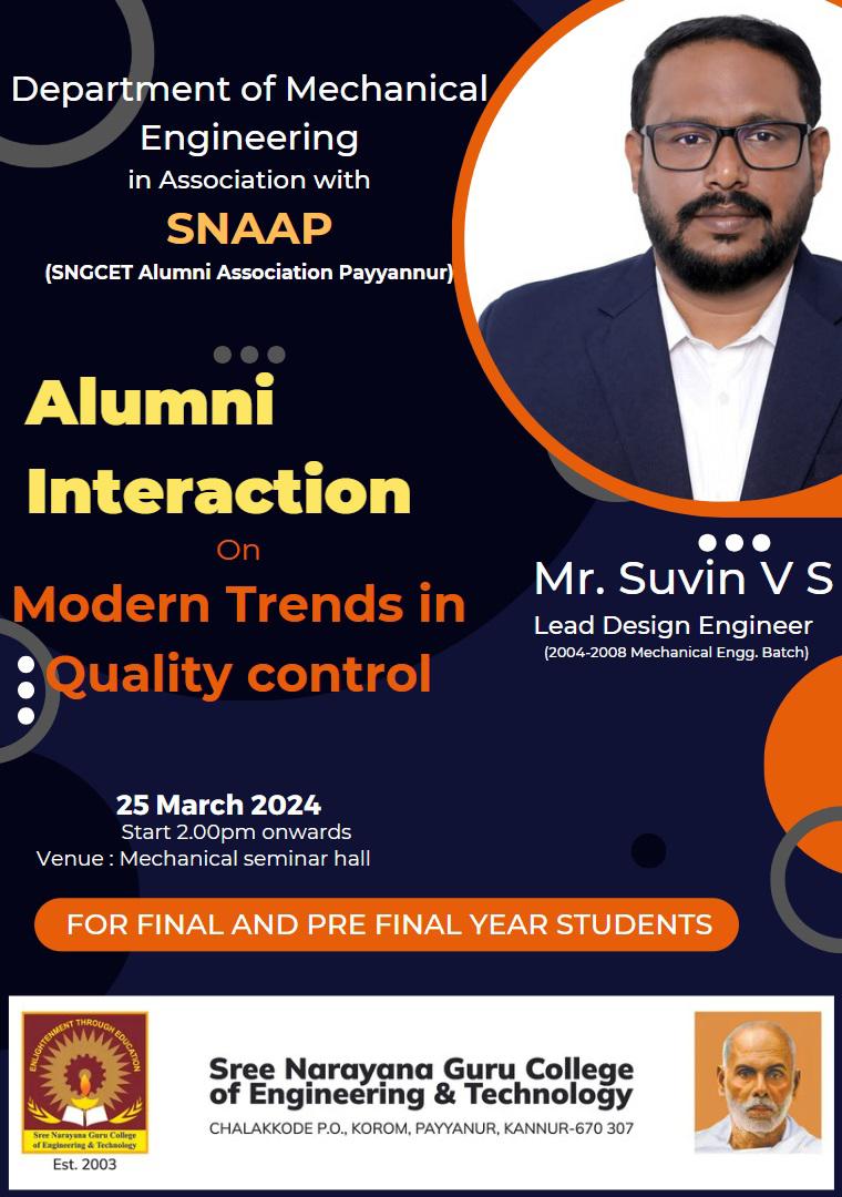 Events | Sree Narayana Guru College of Engineering and Technology