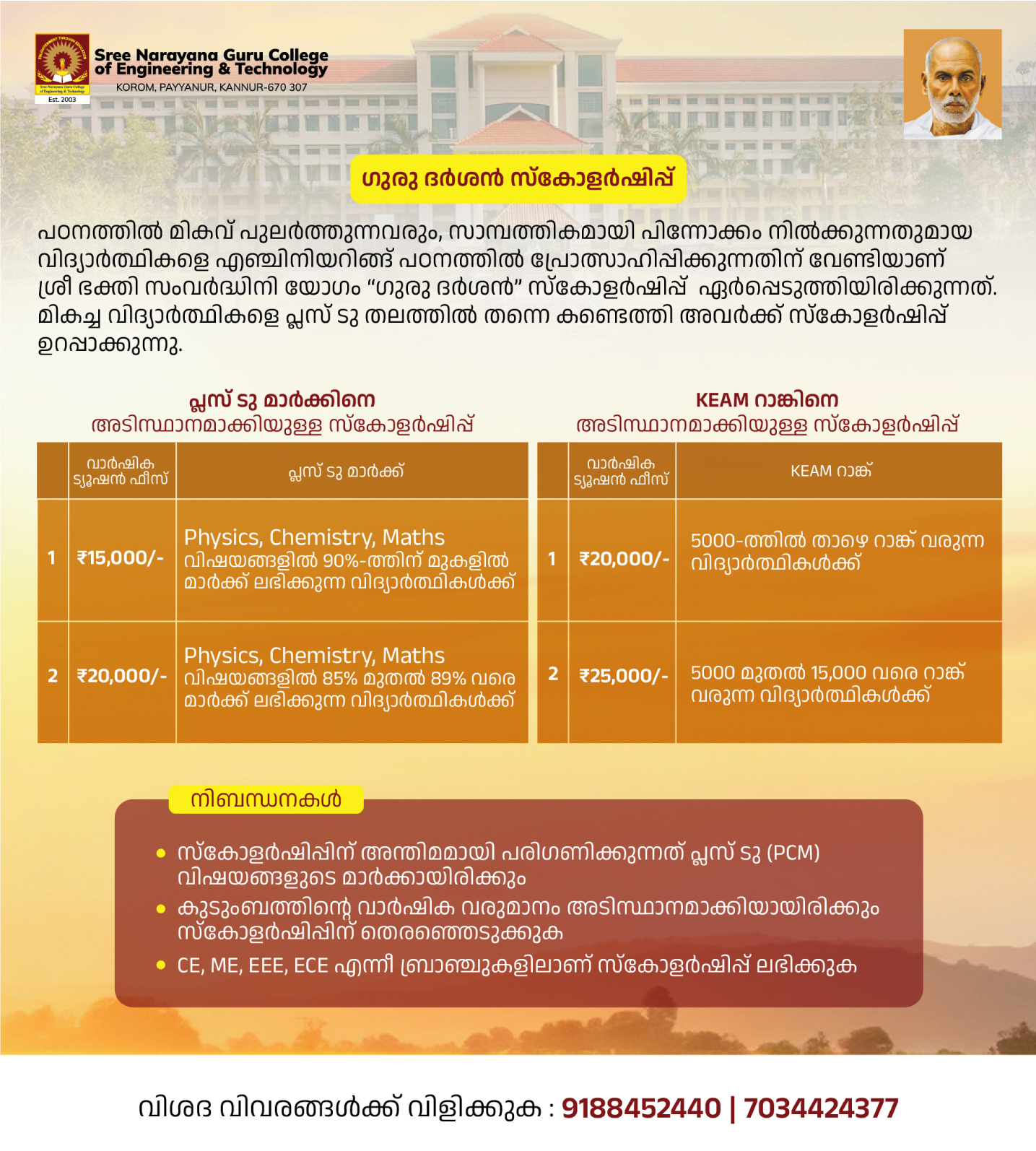 Sree Narayana Guru College of Engineering and Technology